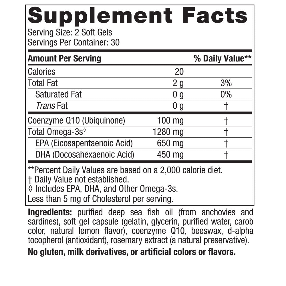 终极Omega鱼油+辅酶Q10 – Nordic Naturals